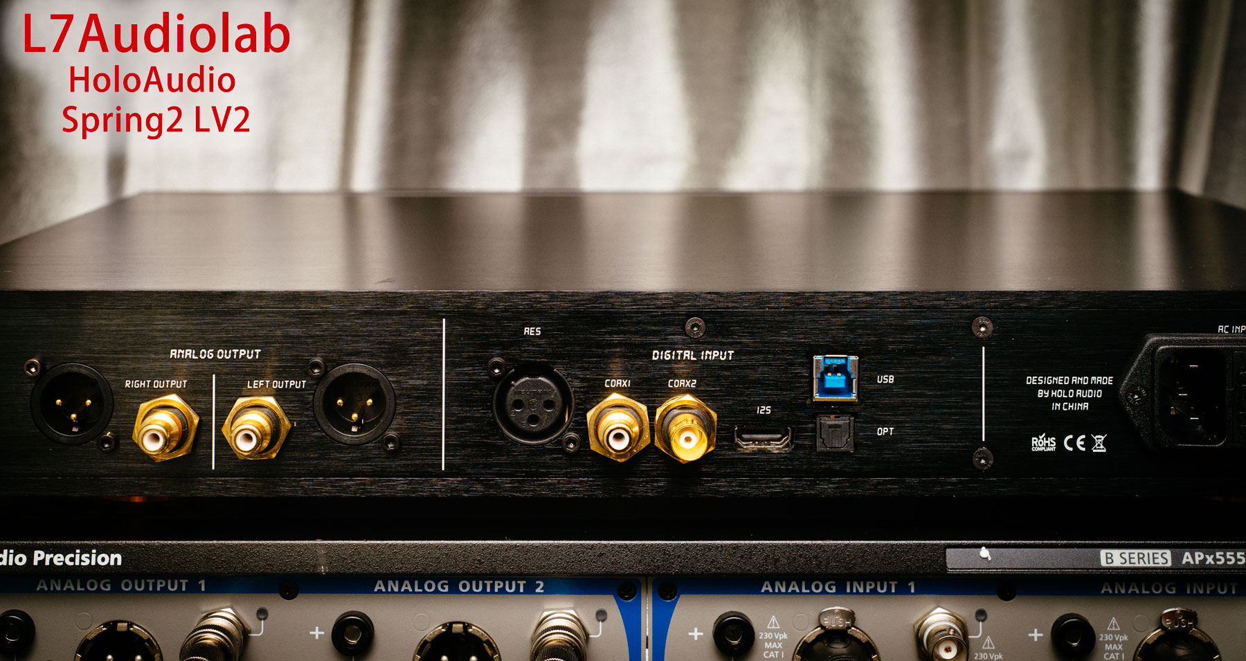 Measurements of Holo Audio Spring 2 DAC - L7Audiolab