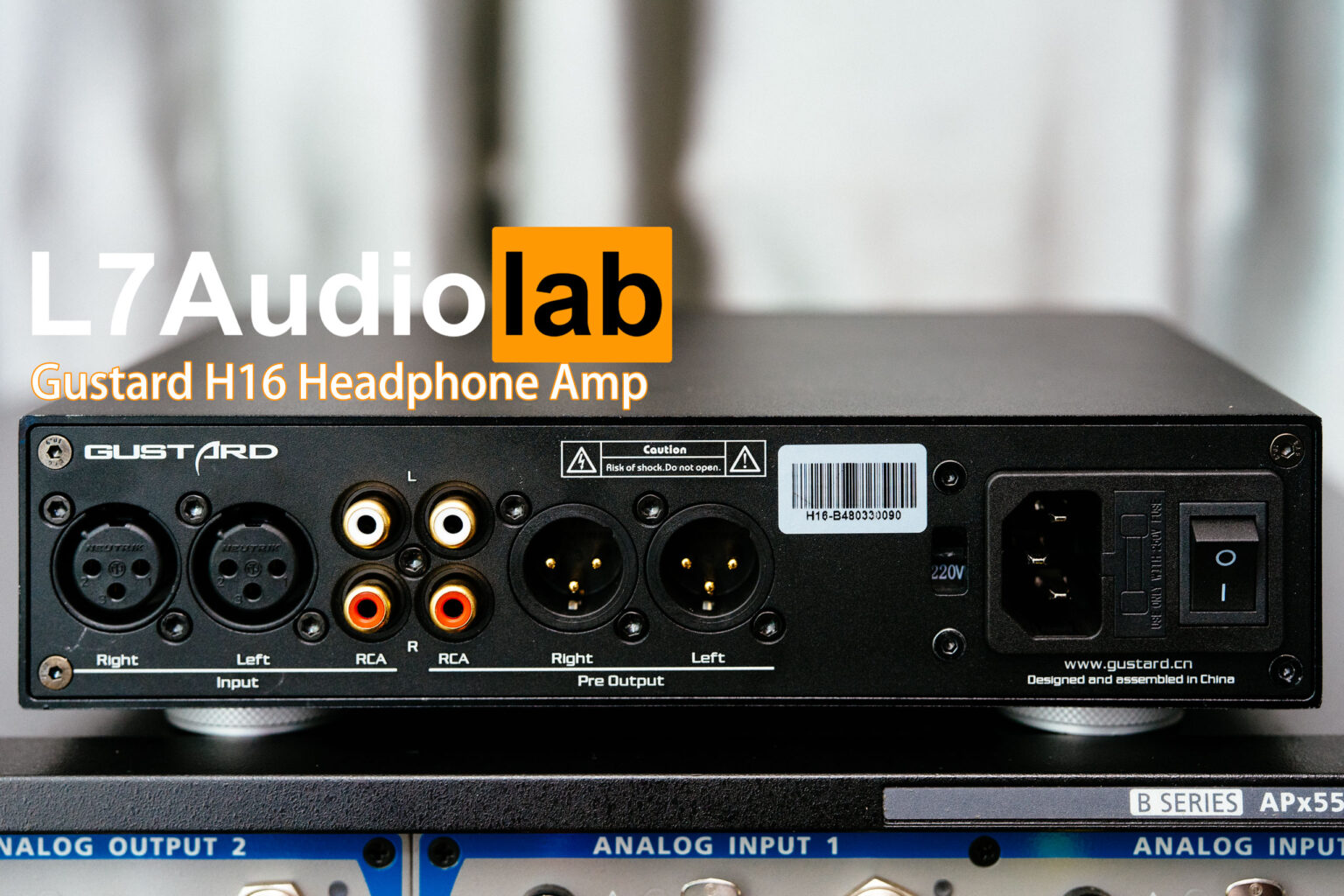 Measurements of Gustard H16 Headphone Amp - L7Audiolab