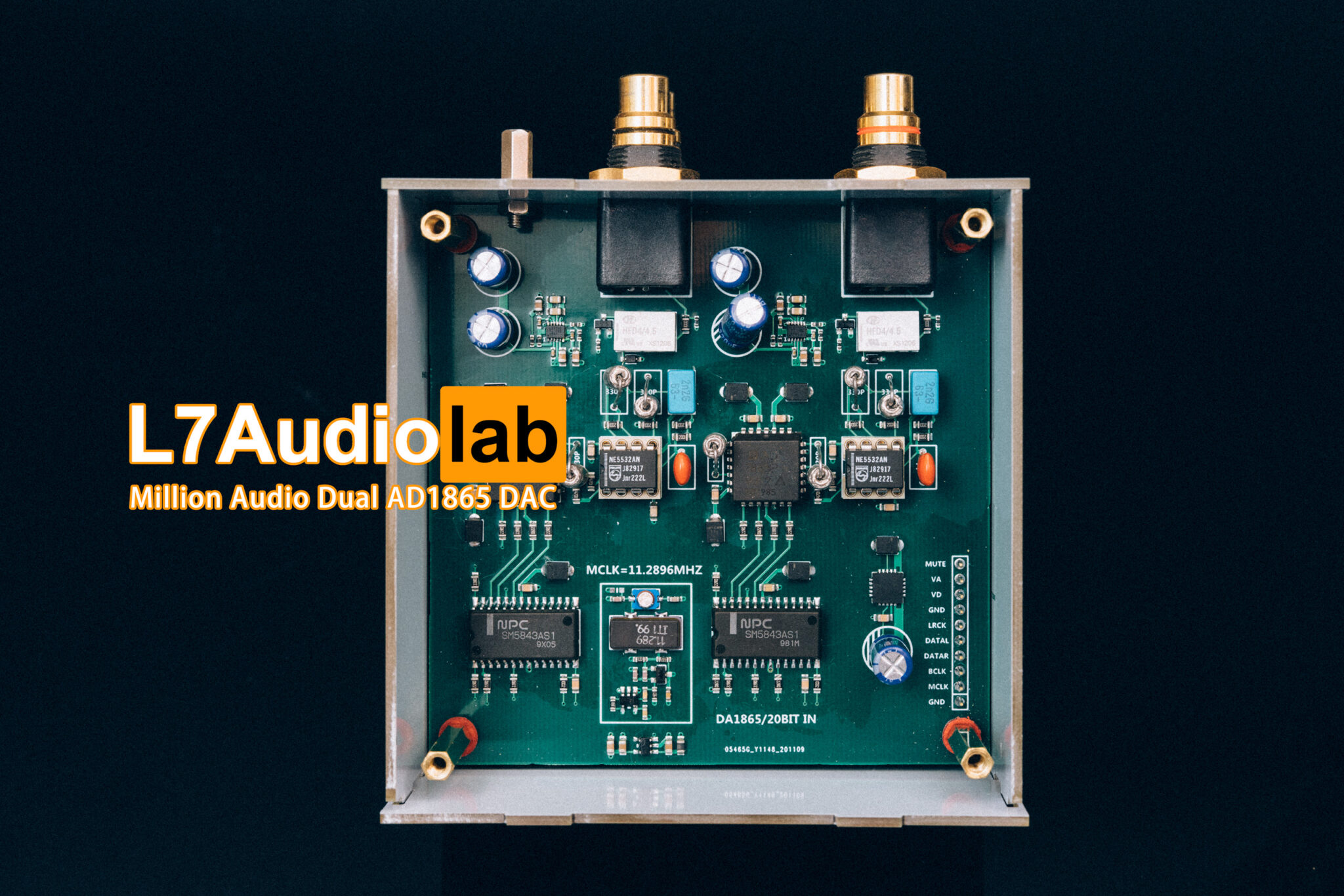 Measurements of Millon Audio Dual AD1865 DAC - L7Audiolab