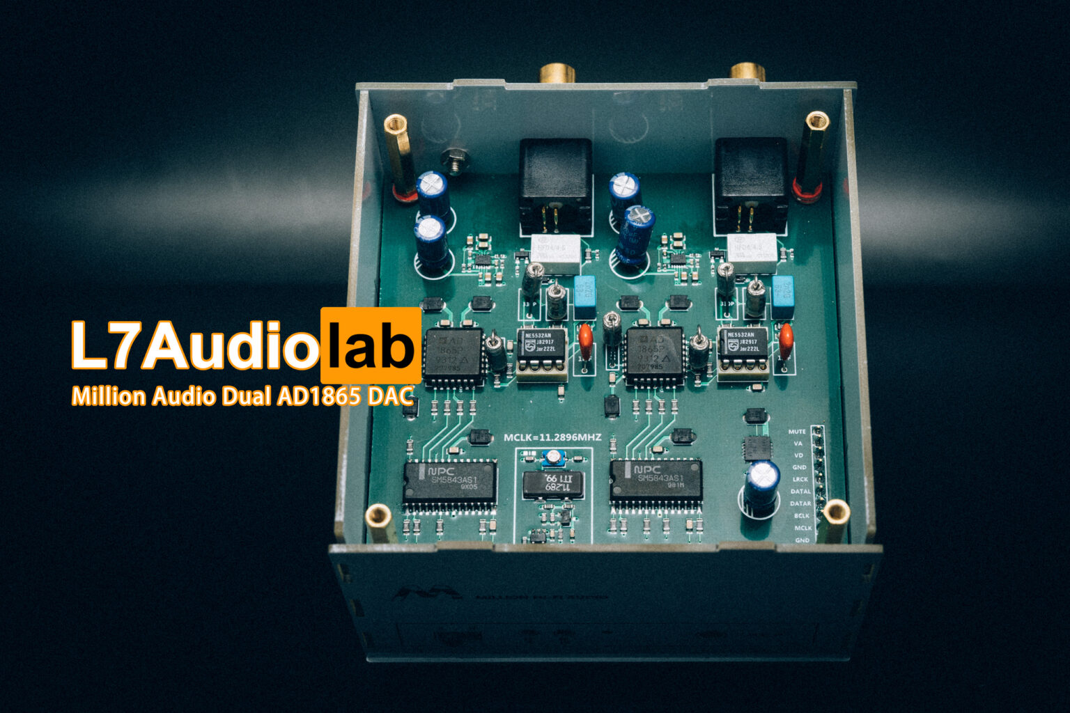 Measurements of Millon Audio Dual AD1865 DAC - L7Audiolab