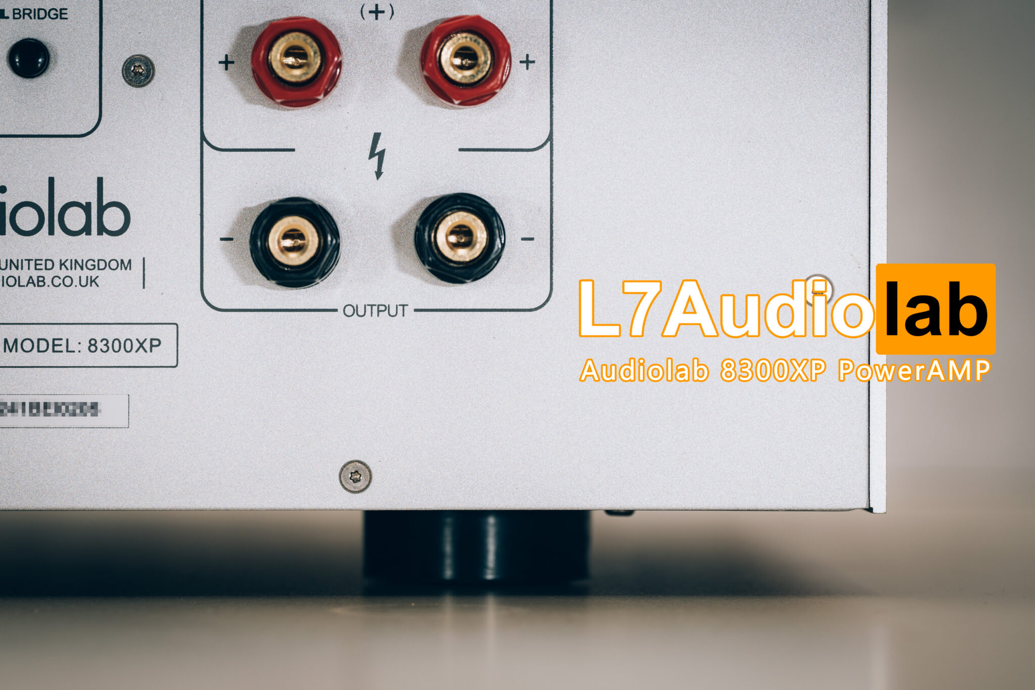 Measurements of Audiolab 8300XP PowerAMP - L7Audiolab