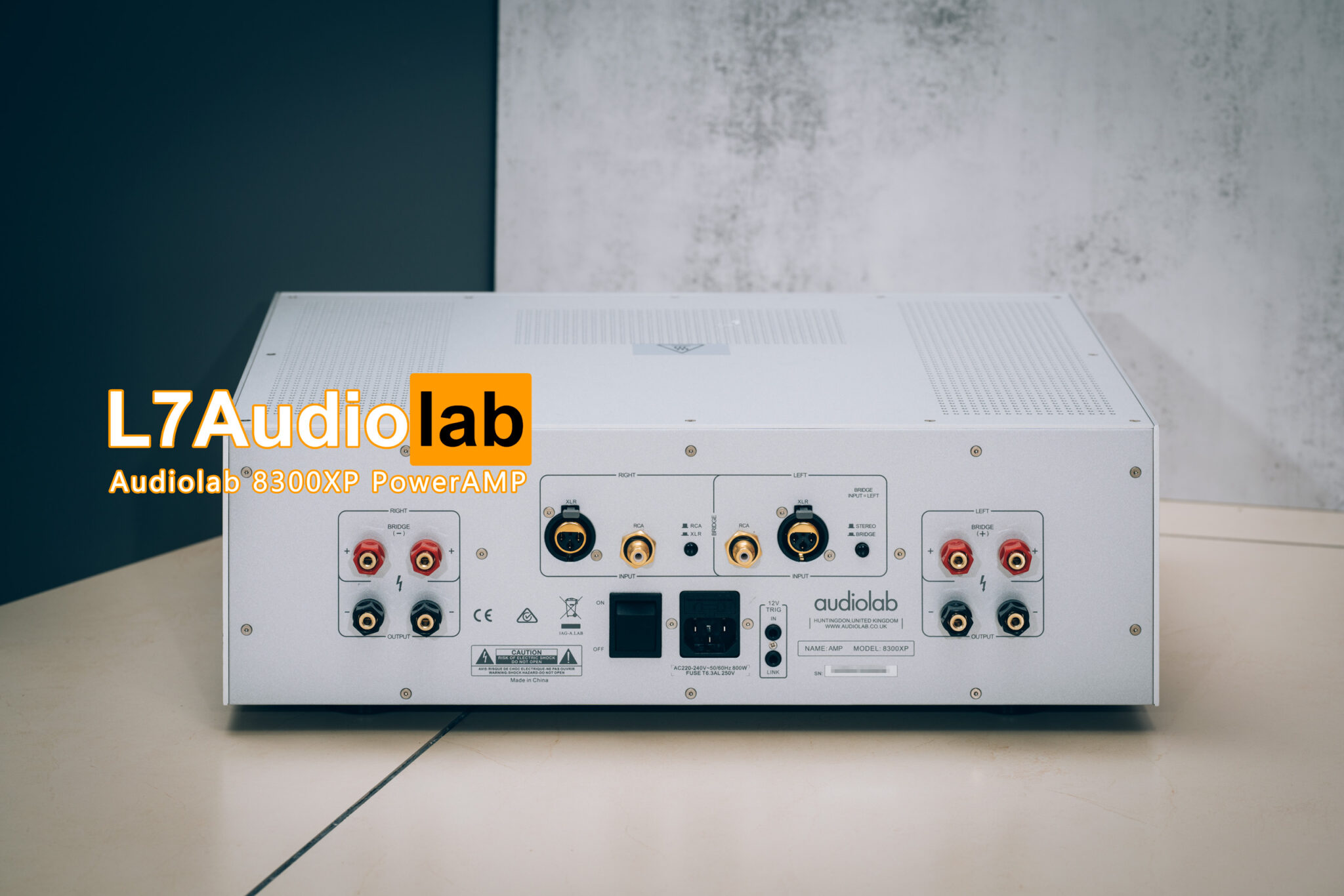 Measurements of Audiolab 8300XP PowerAMP - L7Audiolab