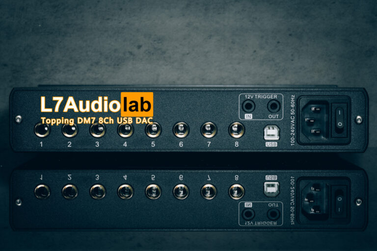 Measurements of Topping DM7 8Ch USBDAC - L7Audiolab