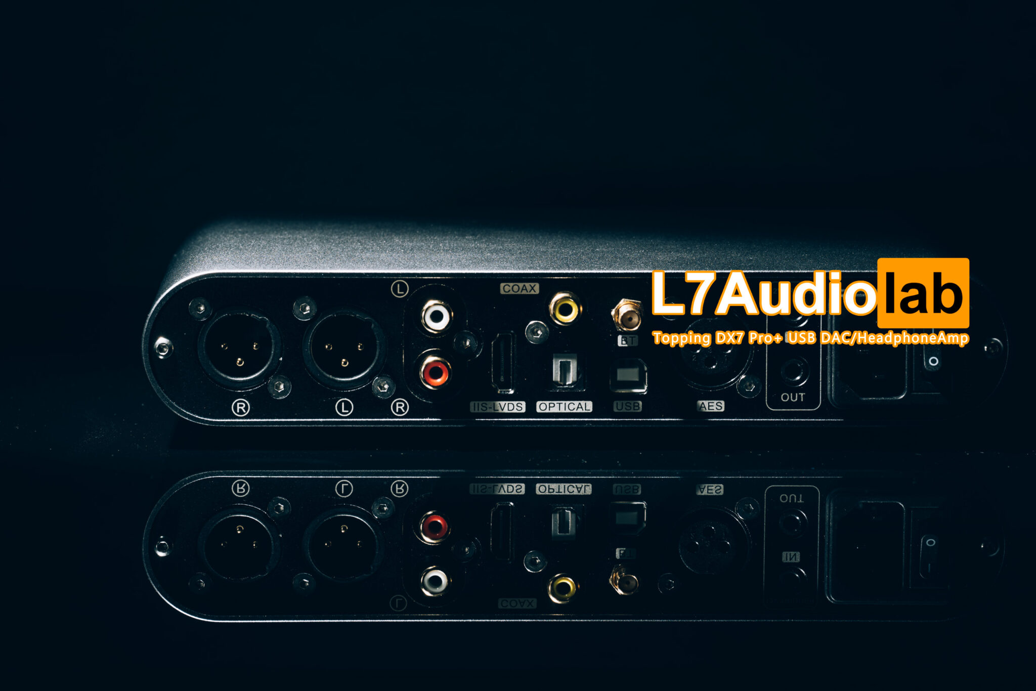 Measurements of Topping DX7 Pro+ DAC/HeadphoneAmp - L7Audiolab