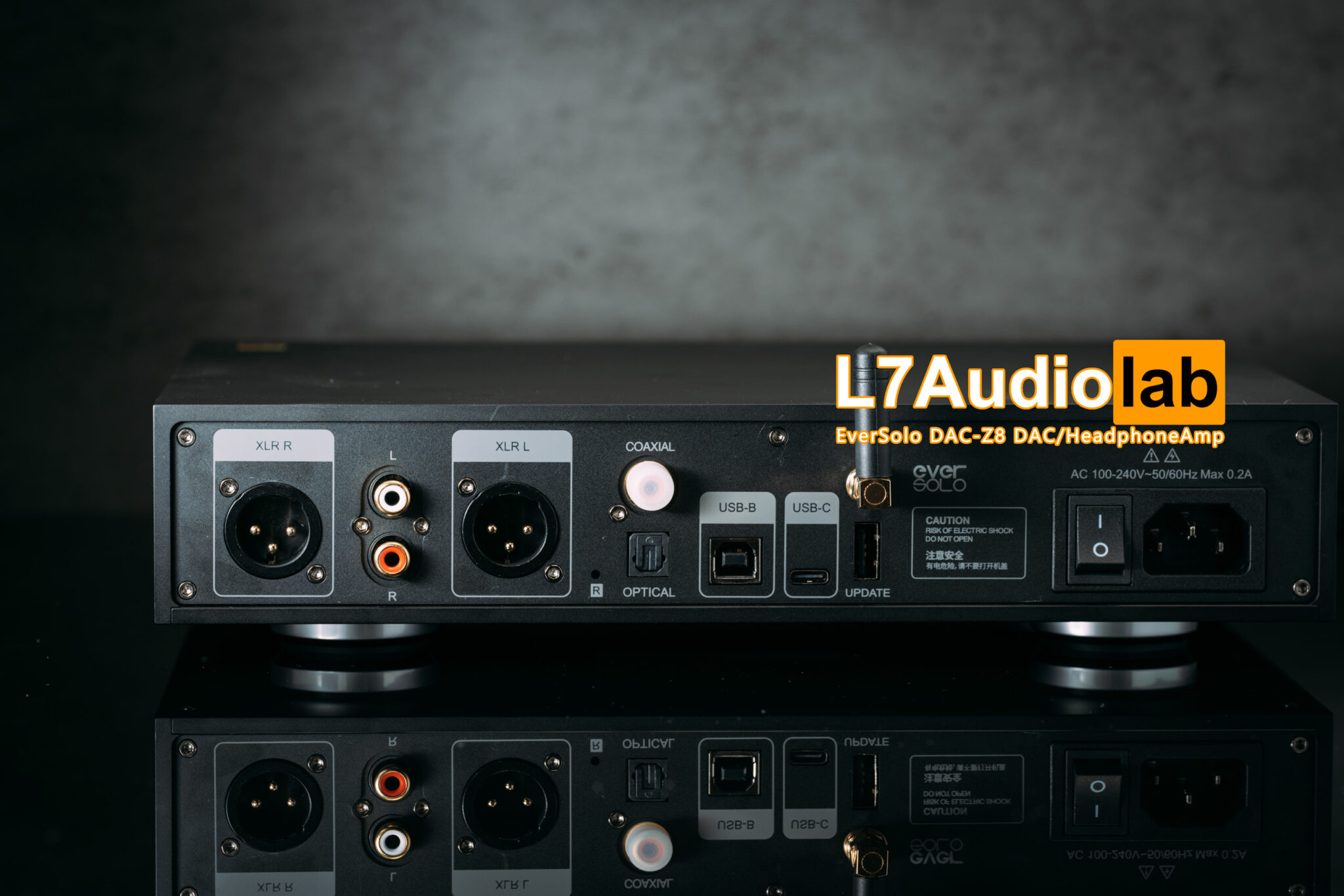 Measurements of EverSolo DAC-Z8 USB DAC/HeadphoneAmp - L7Audiolab