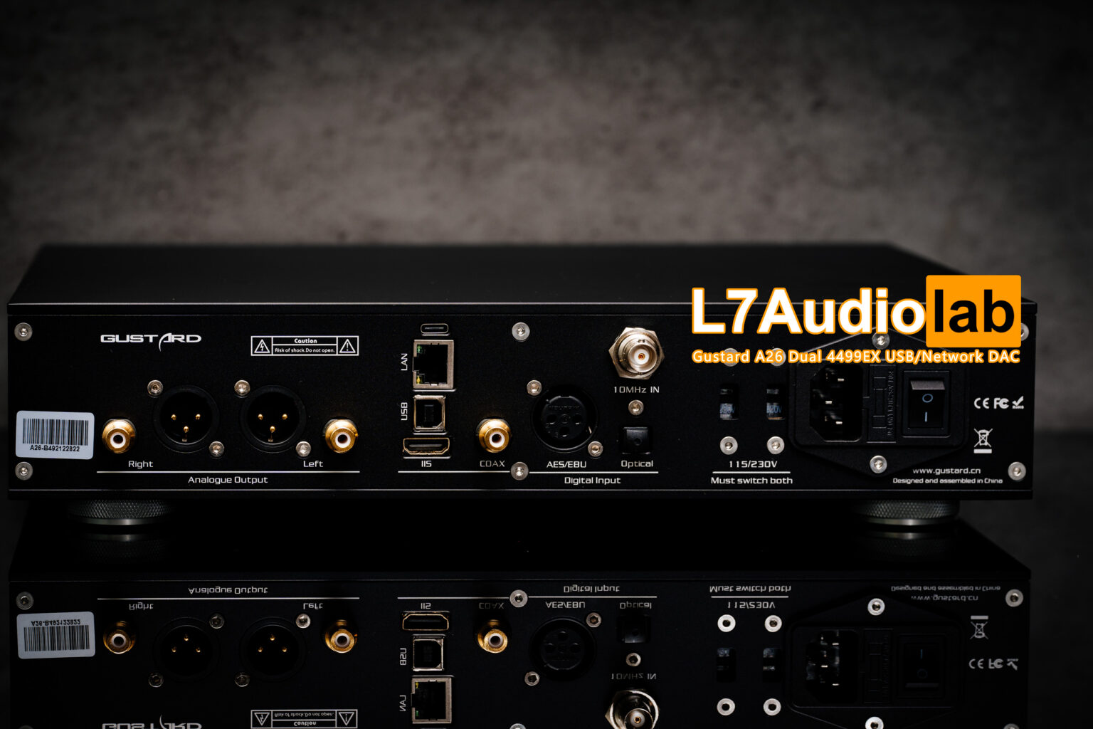 Measurements of Gustard A26 Network DAC - L7Audiolab