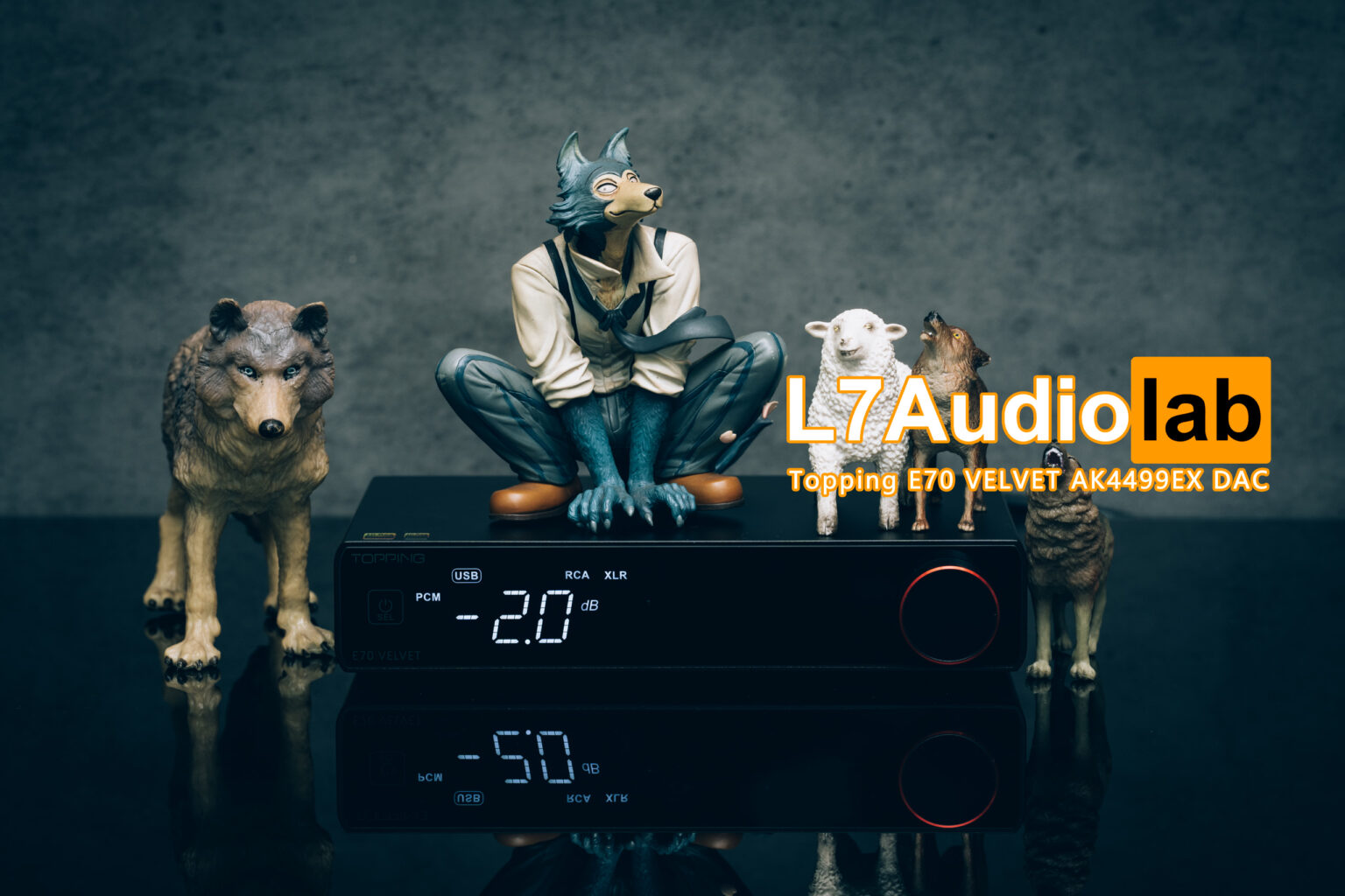 Measurements of Topping E70 VELVET DAC - L7Audiolab
