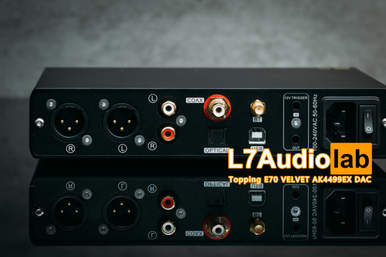 Measurements of Topping E70 VELVET DAC - L7Audiolab